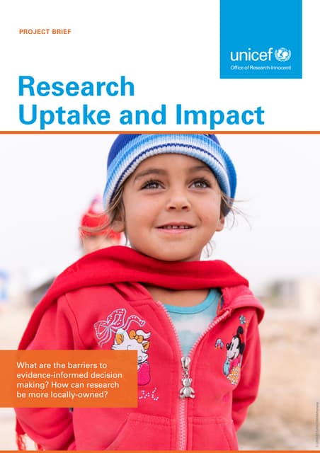 Ethical research involving children — Project brief | PDF