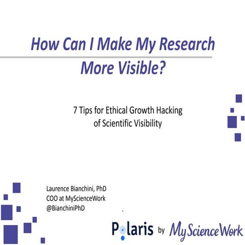 How Can I Make My Research More Visible? | PPT
