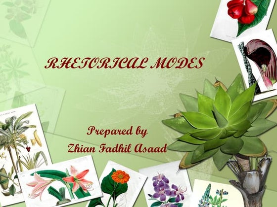 Nine modes of writing | PPT