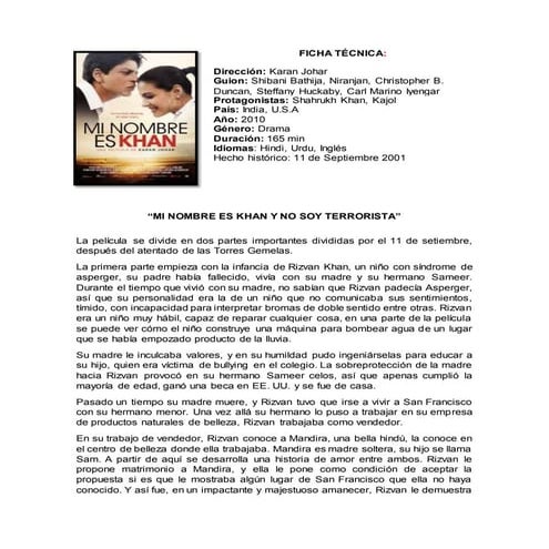 Reseñas de peliculas | DOCX