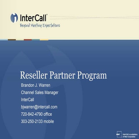 Reseller partner program | PPTX