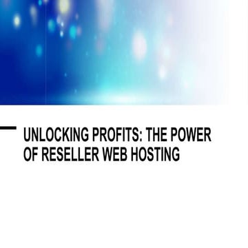 Reseller hosting. | PDF