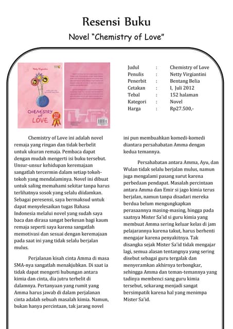 Tugas resensi novel (y)