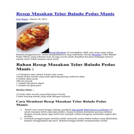Resep | DOCX