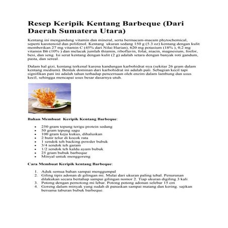 Resep masakan | DOTX
