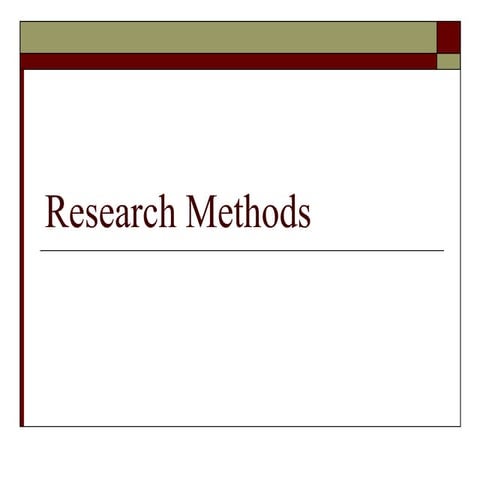 reserach methods two definition types etc ppttxxx | PPT