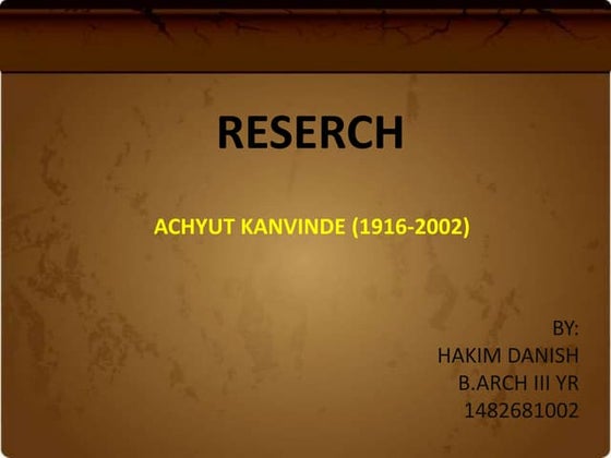 AP Kanvinde and His Works | PDF | Hinduism | Religion & Spirituality