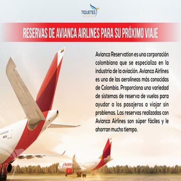 Reservas de avianca airlines | PDF