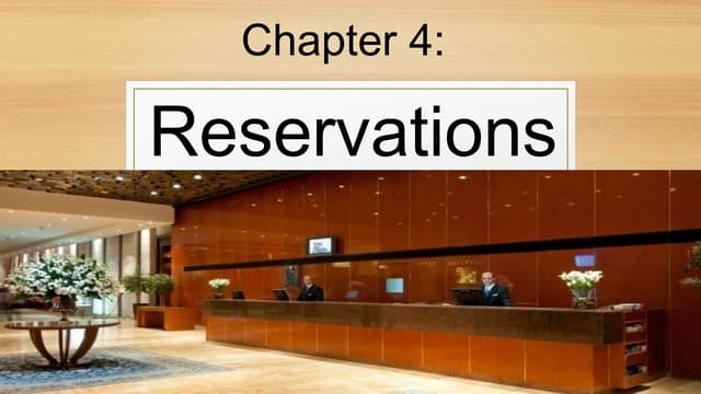 Hotel Room Reservation Process | PPTX