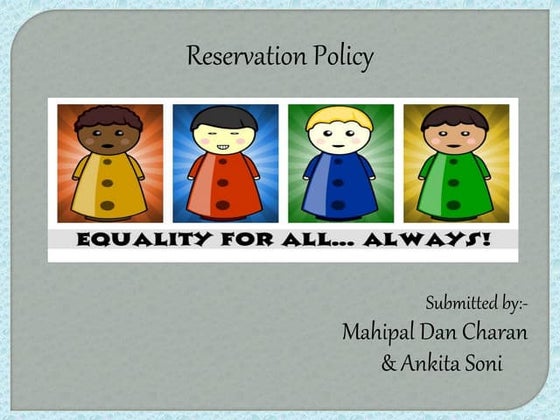 Reservation in India | PPT