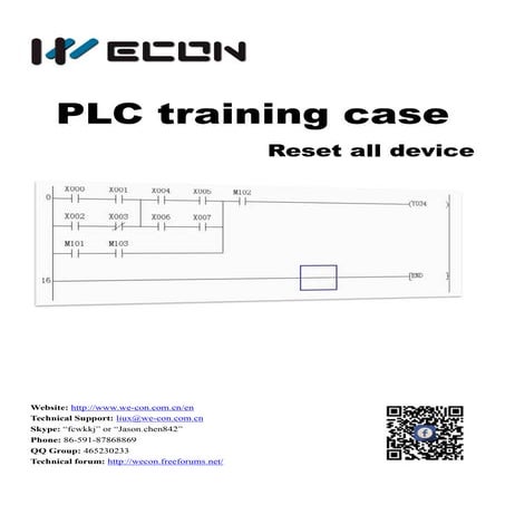 PLC training case-Reset all device | PDF