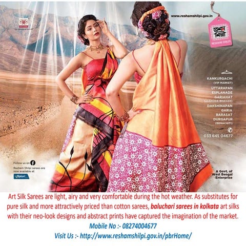 Resham shilpi murshidabad silk | PPT