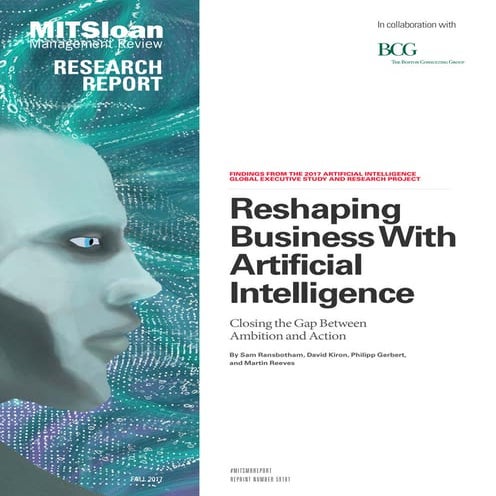 Reshaping business with artificial intelligence tcm9 177882 | PDF