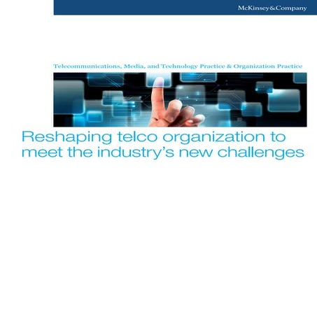 Reshaping telco organizations | PDF