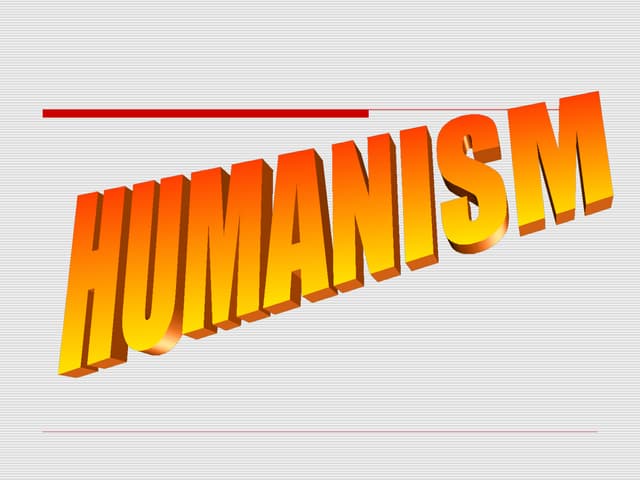 Humanism & its Educational Implications | PPTX