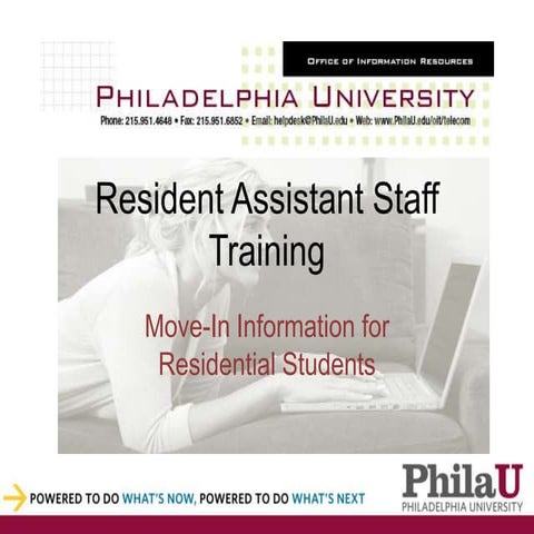 Resident Assistant OIR Training | PPT