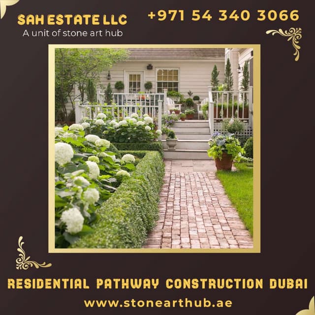 Residential Pathway Construction Dubai - SAH ESTATE LLC | PDF