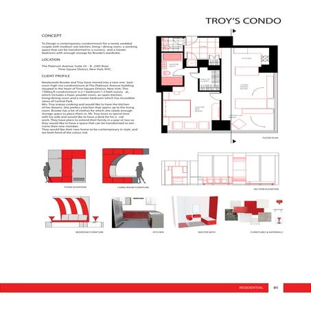 Interior Design Portfolio - Residential | PDF