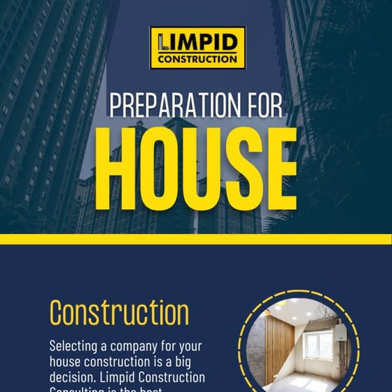 Limpid Construction, Construction, redesign at Limpid construction