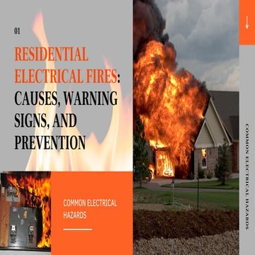 Residential electrical fires: Causes, Warning Signs, and Prevention | PDF