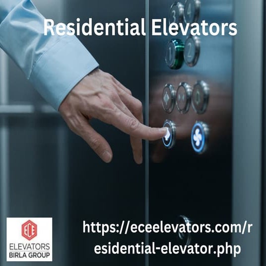 Residential Elevators - ECE Elevators | PDF