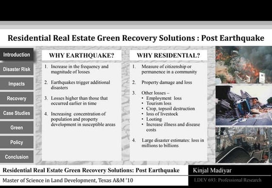 Preparedness for earthquake | PPT
