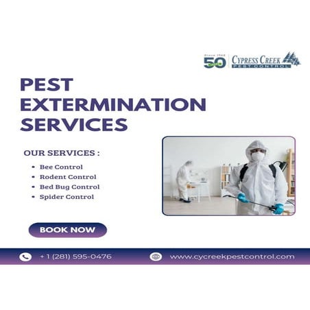 Commercial Pest Control Services At Cycreek Pest Control Services in ...