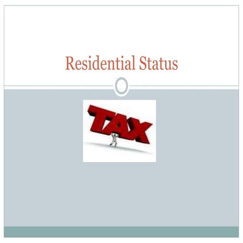 residential status (1).ppt