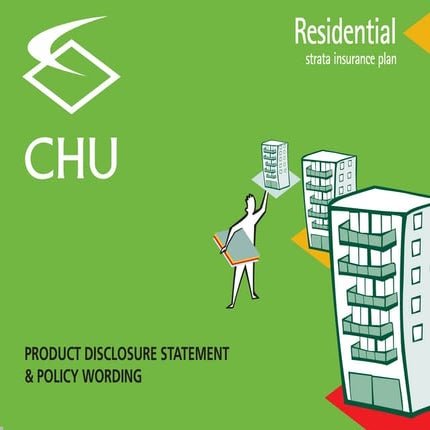 Residential Strata PDS (Product Disclosure Statement / Policy Wording ...