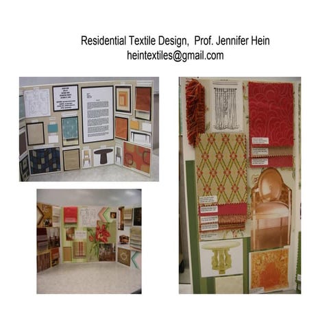 Textiles for interiors | PPTX
