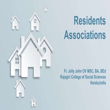 Residents association | PPTX