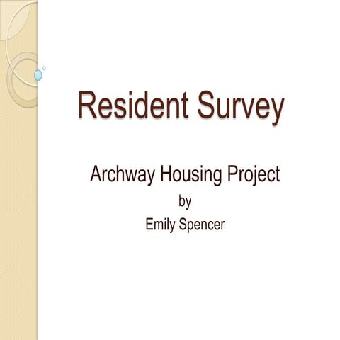 Resident survey | PPTX