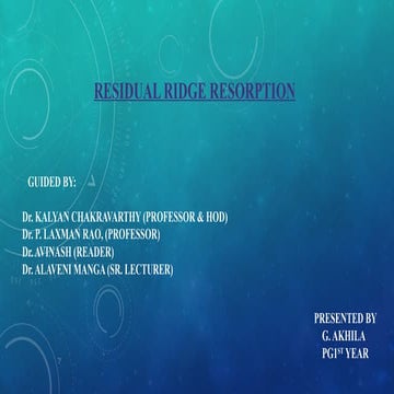 RESIDUAL RIDGE RdoyditzotxotxyoESORPTION.pptx