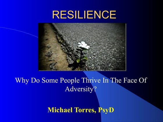 Master Resilience Training monthly modules | PPT
