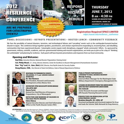 Developing Guidelines And Standards For Disaster Resilience Of The ...