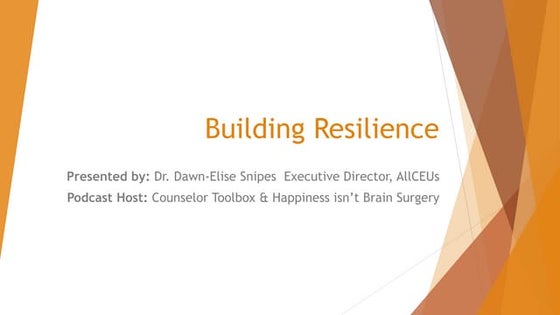 Resilience | PPT