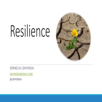 How to build resilience at school | PPTX