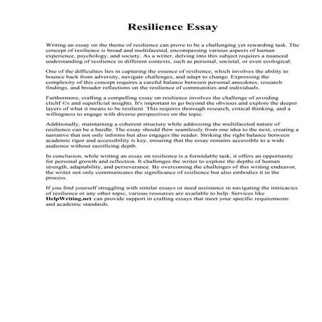 Resilience Essay.pdf