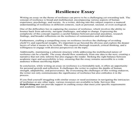 Resilience Essay.pdf