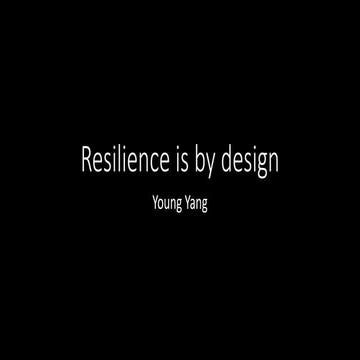 Resilience is by design | PDF