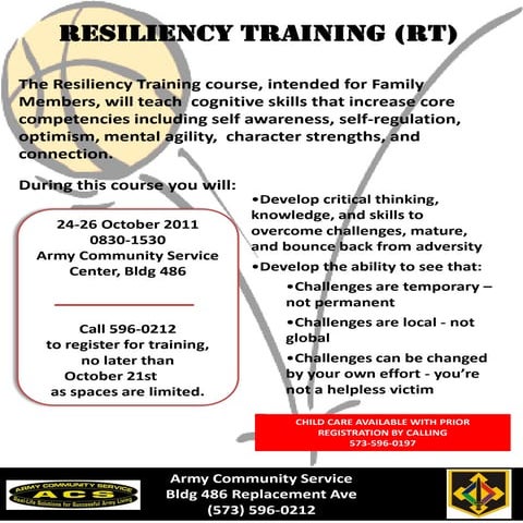 Resilience training oct 11 | PDF