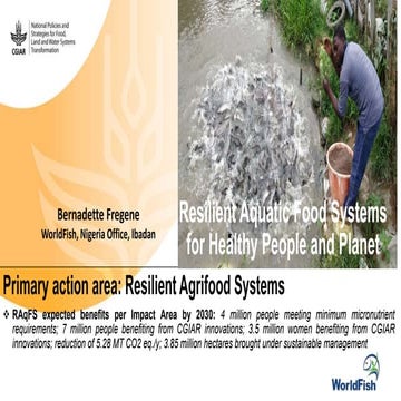Resilient Aquatic Food Systems for Healthy People and Planet by ...