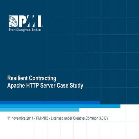 Resilient Contracting - Apache Http Server Case Study | PPT | Computing ...