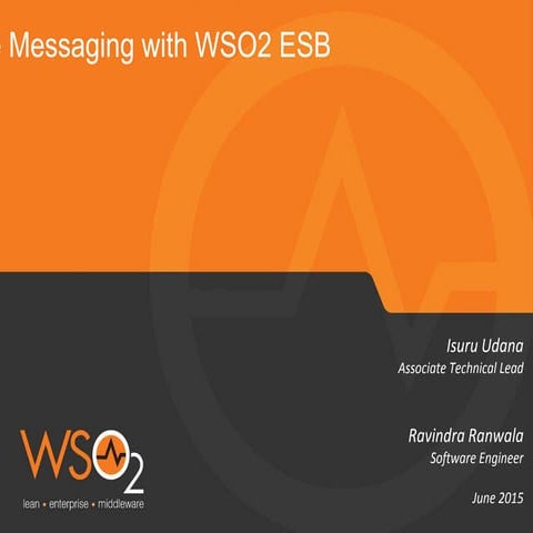 Resilient Enterprise Messaging with WSO2 ESB | PPTX