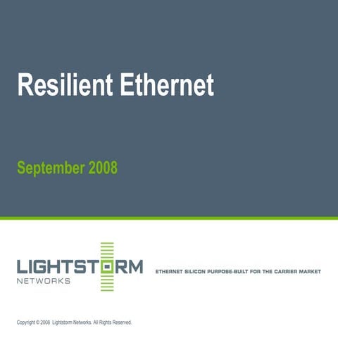 Resilient Ethernet | PPT