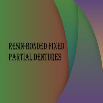 RESIN-BONDED.pptx. ............ rbd .. | PPT