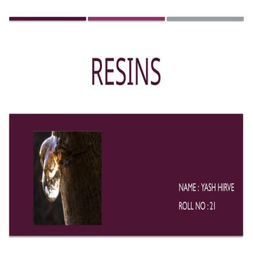 RESINS PHARMACOGNOSY PPT STUDY MATERIAL.pptx