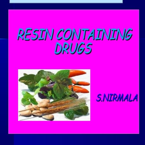 Resins ppt | PPT