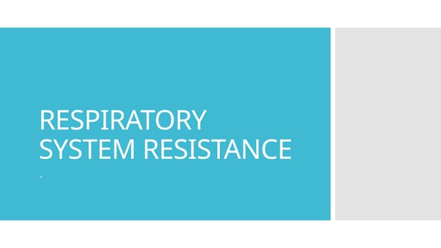 Compliance of lung | PPTX
