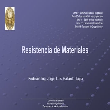 Resistencia de Materiales | PDF